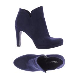 Tamaris Damen Stiefelette, marineblau, Gr. 38