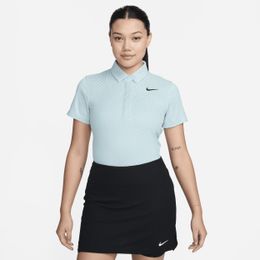 Nike Tour Dri-FIT-ADV-Kurzarm-Golf-Poloshirt für Damen - Blau