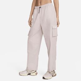 Nike Sportswear Essential Cargo-Webhose mit hohem Bund für Damen - Lila