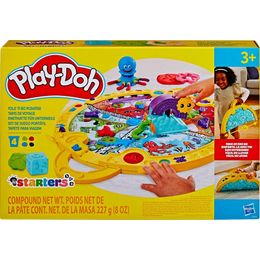 Hasbro Knete Play-Doh, Starters Knetmatte für unterwegs, bunt