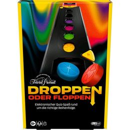 Hasbro Spiel, Quizspiel Trivial Pursuit, Droppen oder Floppen, bunt