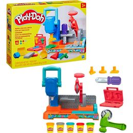 Hasbro Knete Play-Doh, Werkbank Spielset, bunt