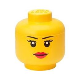 LEGO Iconic Storage Head "Girl", Aufbewahrungsbox gelb, Größe L, Weiblich Typ: Kiste Geeignet für: LEGO Teile Material: Polypropylen Kapazität: 8,5 Liter Volumen