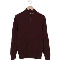 Massimo Dutti Herren Pullover, bordeaux, Gr. 52