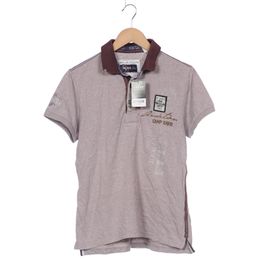 CAMP DAVID Herren Poloshirt, beige, Gr. 46