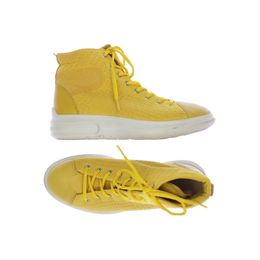 Ecco Damen Sneakers, gelb, Gr. 39