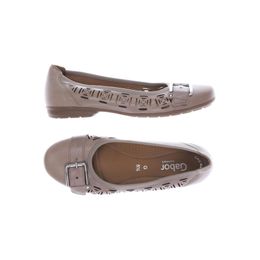 Gabor Damen Ballerinas, beige, Gr. 5.5