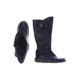 Fly London Damen Stiefel, schwarz, Gr. 38