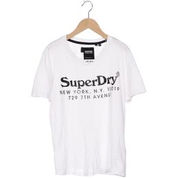 Superdry Damen T-Shirt, weiß, Gr. 36