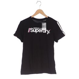 Superdry Damen T-Shirt, schwarz, Gr. 42