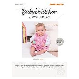 buttinette Strickanleitung – Babykleidchen aus Woll Butt Baby
