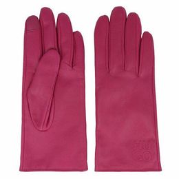 Hugo Beggy Handschuhe Leder medium pink