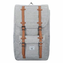 HERSCHEL Little America Rucksack 49 cm Laptopfach light grey crosshatch