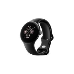 Google Pixel Watch 2 - matte black aluminum - smart watch with active band - obsidian - 32 GB