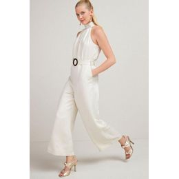 next Jumpsuit Leinenoverall mit Gürtel (1-tlg)