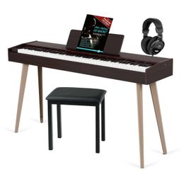 McGrey Digitalpiano DP-17 Design Piano Set mit 600 Begleitrhythmen & 128 Klängen (inkl. Klavierbank
