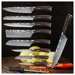 MDHAND Messer-Set Küchenmesser Set mit Rolltasche (Set