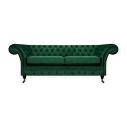 JVmoebel 2-Sitzer Wohnzimmer Grün Sofa Zweisitzer Textil Couch Polstermöbel Einrichtung