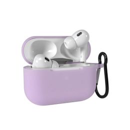 EAZY CASE Kopfhörer-Schutzhülle Silikon Hülle kompatibel mit Apple AirPods Pro 2