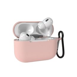 EAZY CASE Kopfhörer-Schutzhülle Silikon Hülle kompatibel mit Apple AirPods Pro 2