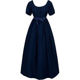 RUZU UG Partykleid Mittelalterliches langes Kleid mit hoher Taille