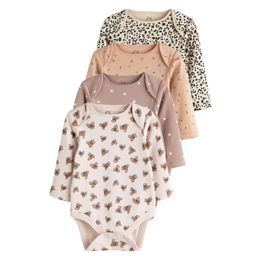 next Langarmbody Langärmelige Bodysuits im 4er-Pack (4-tlg)