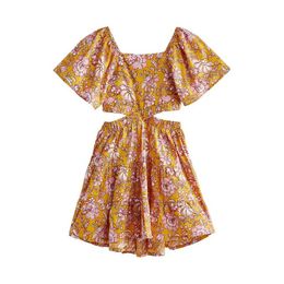 next Sommerkleid Kleid mit Zierausschnitt (1-tlg)