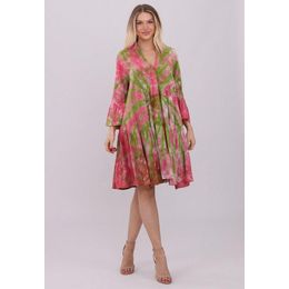 YC Fashion & Style Tunikakleid "Batik-Tunika aus kühlender Viskose" Boho
