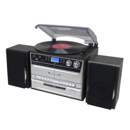 Soundmaster MCD5550SW Stereo-HiFi-Musikcenter / DAB+ Radio und Encording Silber/Schwarz