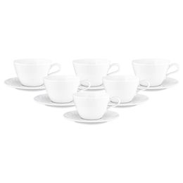 Seltmann Weiden Milchkaffeetassen mit Untertassen Nori Home 370 ml 6er Set