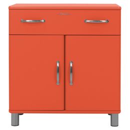 Tenzo Malibu Schrank Metall/Holzwerkstoff 86x41x92 cm Red Sand