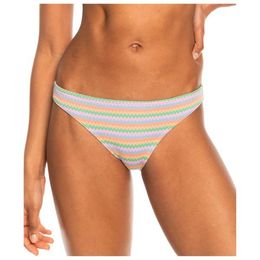 Roxy - Women's Wavy Stripe Moderate Bottom - Bikini-Top Gr XS orange