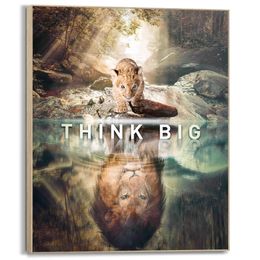 SONSTIGE Bild THINK BIG (BHT 40x50x3 cm)