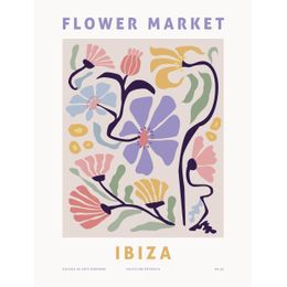 SONSTIGE Bild IBIZA FLOWER MARKET (BHT 30x40x2 cm)