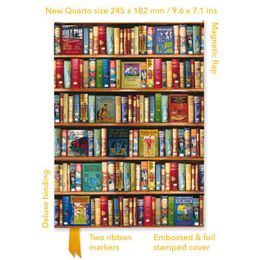 Premium Notizbuch Quartformat: Bodleian Library, Bücherregal Hobby und Zeitvertreib