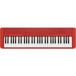 Home Keyboard Casio "Piano-Keyboard, CT-S1RDSP" Tasteninstrumente rot Ab 6-8 Jahren