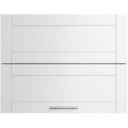 Falttürenschrank Optifit "Ahus" Schränke Gr. B/H/T: 90 cm x 70,4 cm x 34,9 cm, braun (weiß matt, wildeiche nachbildung) Drehtürenschränke