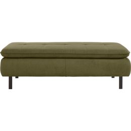 Hockerbank Inosign "Birkholm" Hocker Gr. B/H/T: 137 cm x 44 cm x 65 cm, Olympia EASY CLEAN, grün (olive) Polsterhocker