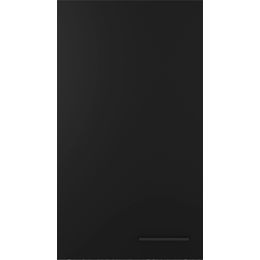 Hängeschrank Flex-Well "Capri" Schränke Gr. B/H/T: 50 cm x 89 cm x 32 cm, 1 St., schwarz (schwarz, endgrain oak) Hängeschränke