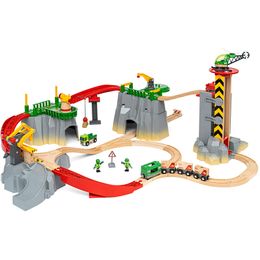 Spielzeugeisenbahn-Erweiterung Brio "Brio WORLD, Gebirgs-Frachten Set Deluxe" Spielzeugeisenbahn-Erweiterungen bunt Kinder Ab 3-5 Jahren