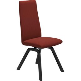 Polsterstuhl stressless "Laurel" Stühle Gr. B/H/T: 49 cm x 105 cm x 60 cm, Microfaser DINAMICA, Vollholz, rot (red dinamica, schwarz) Polsterstühle