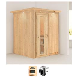 Karibu Sauna "Milaja" Saunen beige (naturbelassen) Saunen