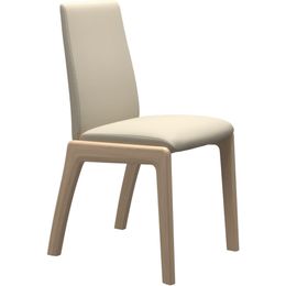 Polsterstuhl stressless "Laurel" Stühle Gr. B/H/T: 57 cm x 92 cm x 59 cm, Leder BATICK, Massivholz, beige (cream batick, eiche natur) Polsterstühle