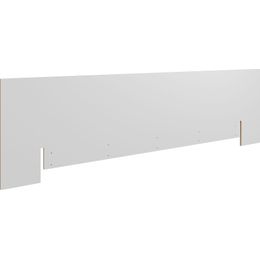Müllermöbel Kopfteil MÜLLER SMALL LIVING "FLAI WIDE" Polsterauflagen Gr. B/H: 234,6 cm x 68,1 cm, weiß (weiß birke) Bettgestell Bettgestelle