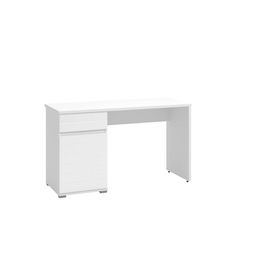 Schreibtisch Inosign "Elan" Tische Gr. B/H/T: 130 cm x 75,5 cm x 50 cm, weiß (opaque weiß, hg) Schreibtische