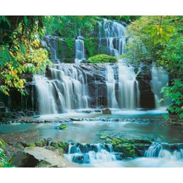 Komar Vliestapete "Pura Kaunui Falls" Tapeten Gr. B/L: 300 m x 250 m, Rollen: 1 St., bunt Vliestapeten
