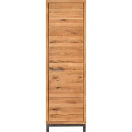 Garderobenschrank WOHN[GLÜCK]LICH BY INFANTIL "Brest" Schränke Gr. B/H/T: 60 cm x 200 cm x 38 cm, 1 St., braun (wildeiche natur) Garderobenschränke