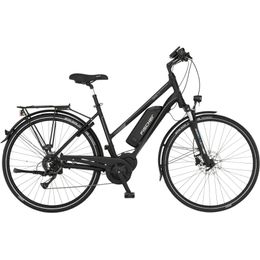 FISCHER BIKE E-Bike FISCHER FAHRRAD "VIATOR 3.0 Damen 49" E-Bikes Gr. 49 cm, 28 Zoll (71,12 cm), schwarz E-Bikes