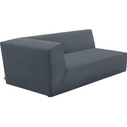 Sofa-Eckelement Tom Tailor HOME "ELEMENTS" Polsterelemente Gr. Samtstoff TSV, grau (dark grey tsv 39) Sofa-Element Sofaelemente