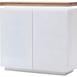 Highboard MCA furniture "Romina" Sideboards Gr. B/H/T: 120 cm x 114 cm x 40 cm, weiß (weiß matt) Highboards